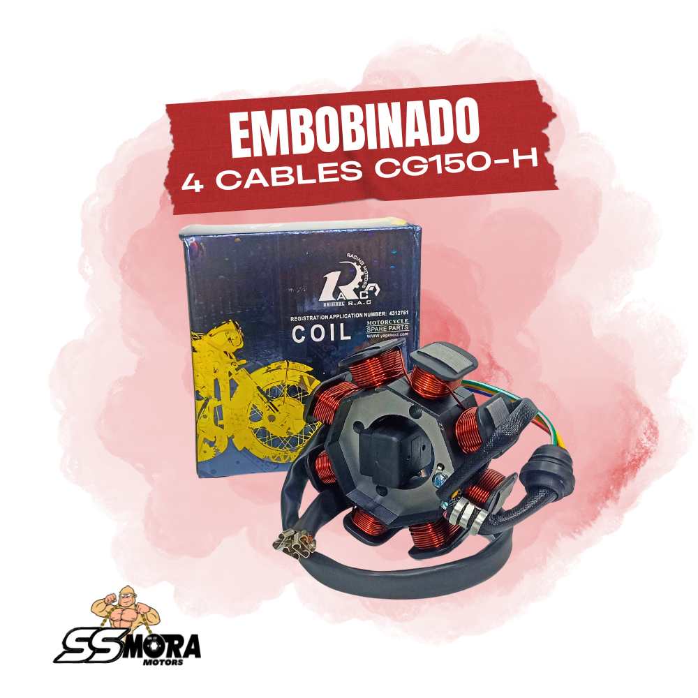 EMBOBINADO 4 CABLES CG150-H – MORA MOTORS SC