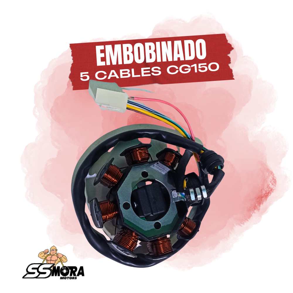 EMBOBINADO 5 CABLES CG150 – MORA MOTORS SC